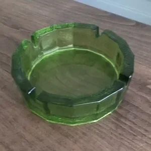 BLENKO | Accents | Blenko Art Glass Ashtray Green Vintage Mid Century ...